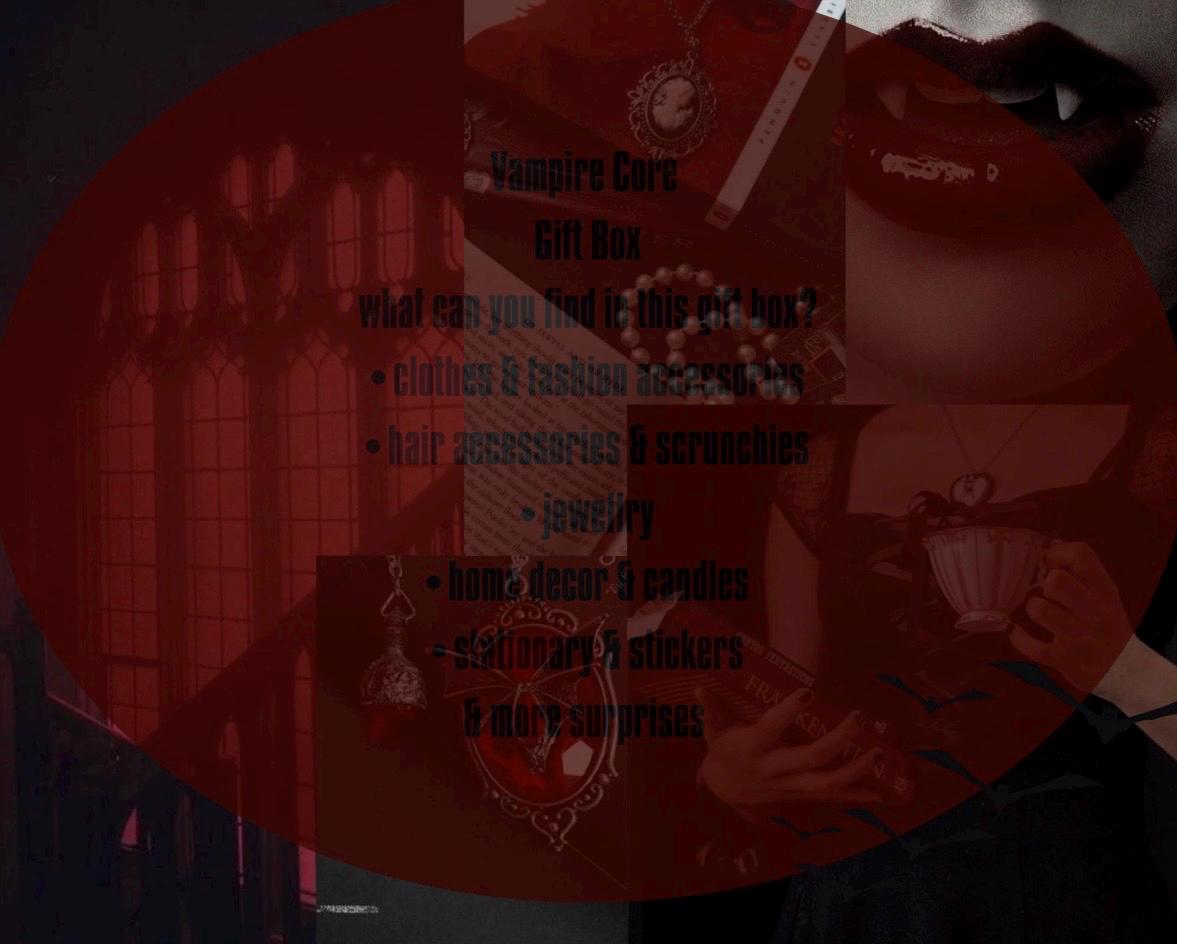 Vampire Core Bundle•gothic Core Style Bundle•thrifted•birthday Gift Box ...