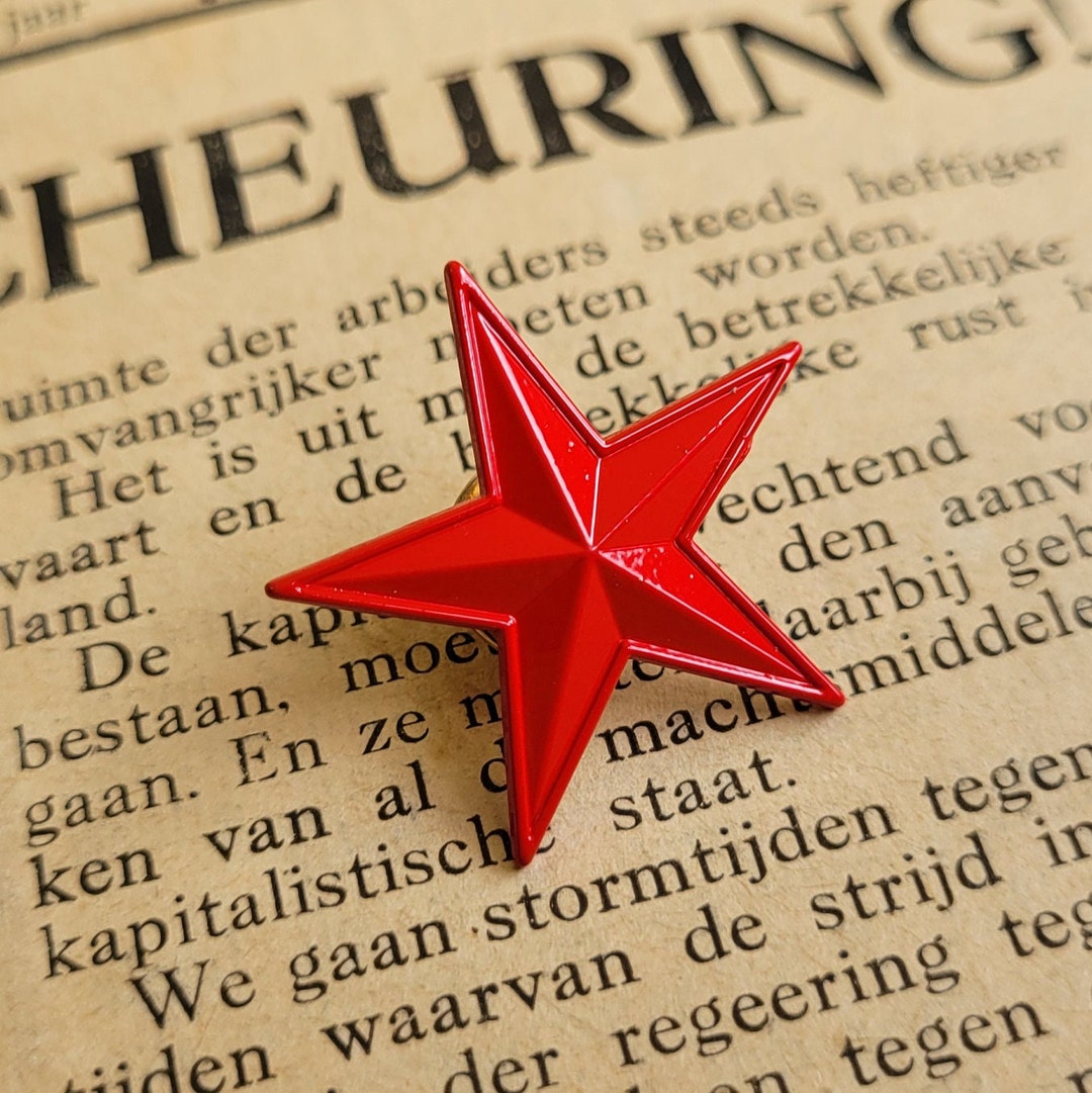 Red Star Pin Communist Pin Soviet Pin Backpack Pin Socialist Pin Hat ...