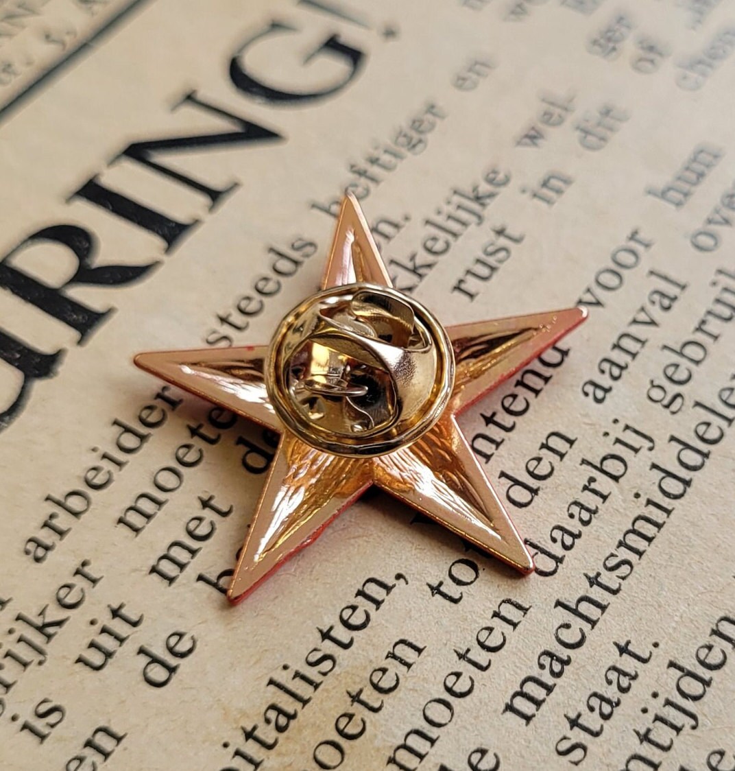 Red Star Pin Communist Pin Soviet Pin Backpack Pin - Etsy