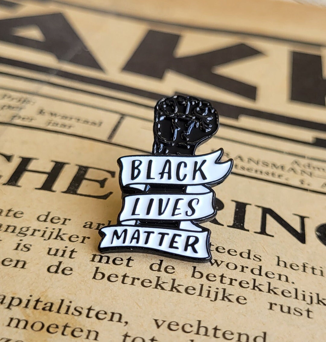 Black Lives Matter Pin Anti-racism Pin BLM Pin Emancipation Pin ...