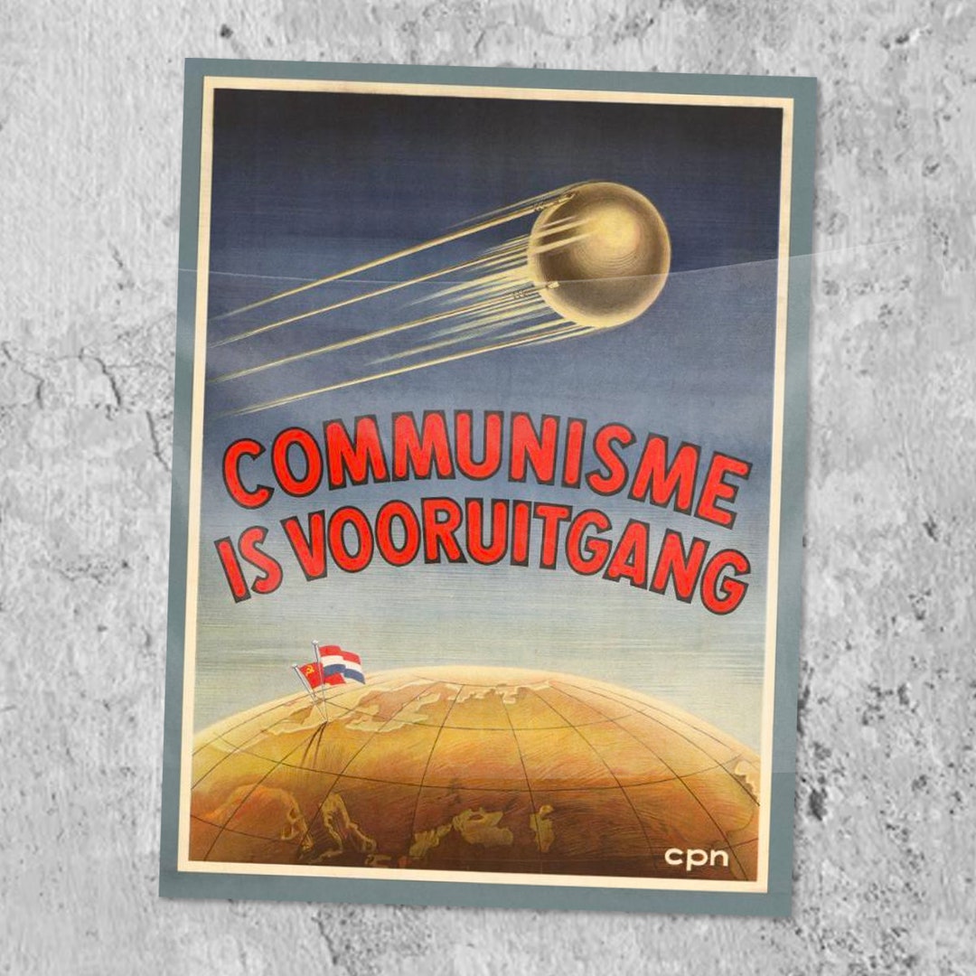 Communist Poster A3 Dutch Communist Poster CPN Poster Communism is ...