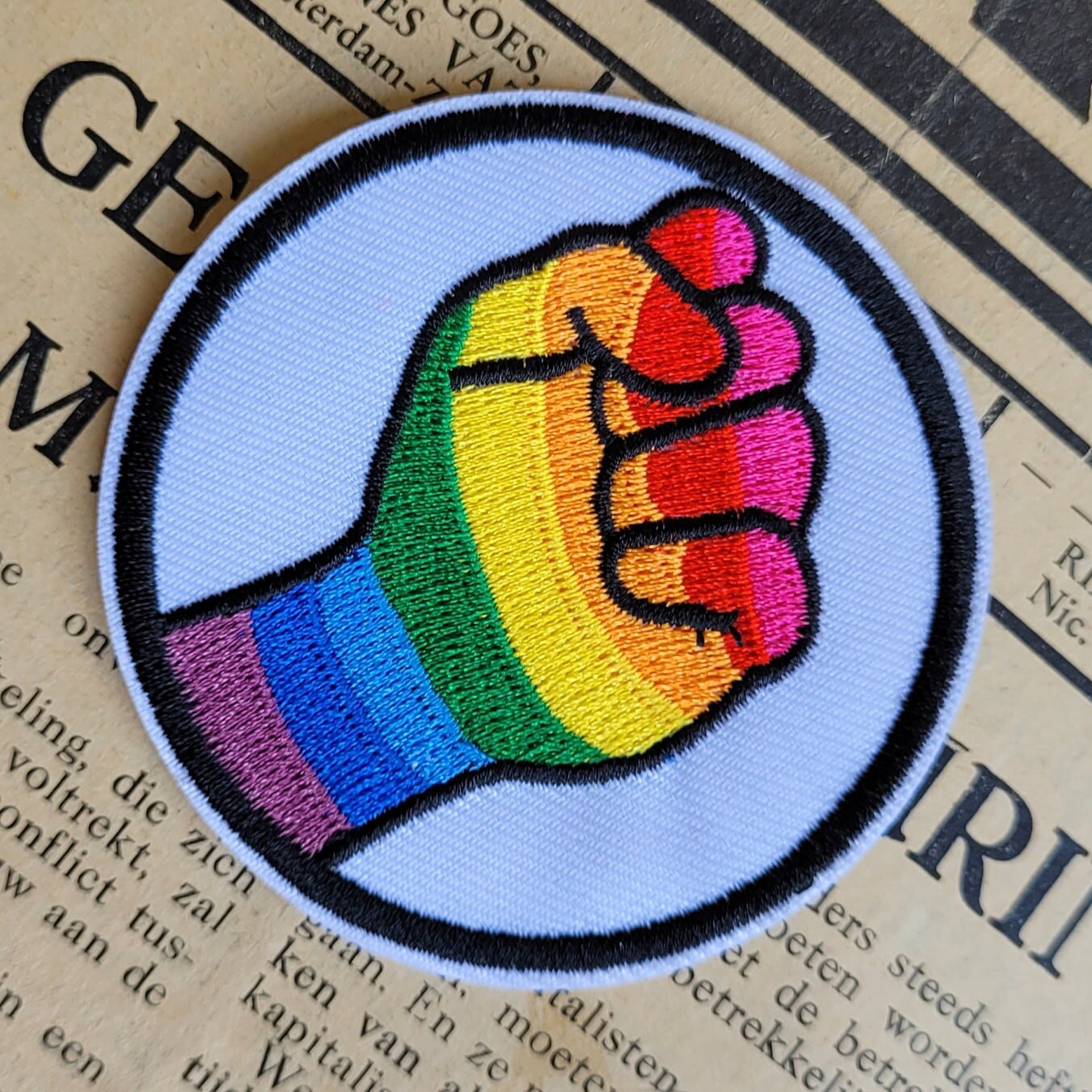 Rainbow Patch Queer Patch LGBTQ Patch Gay Rights - Etsy