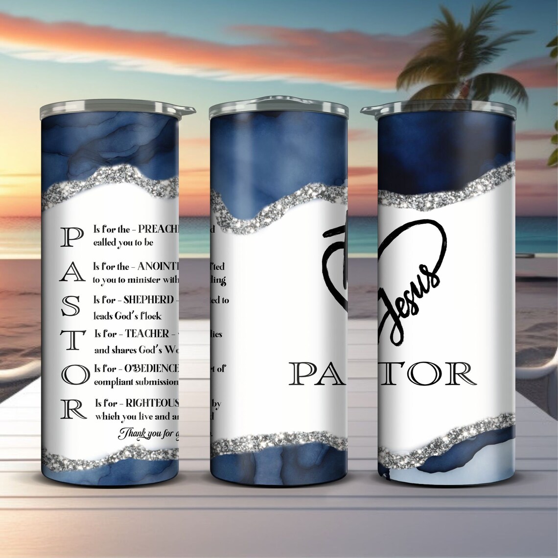 Pastor Appreciation Tumbler Pastor Water Bottle Gift 20 Oz Stainless ...