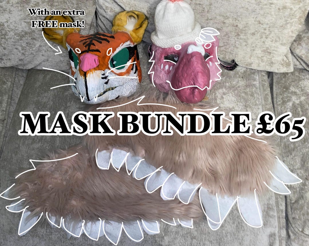 Bird Dino Mask & Wings INCLUDING FREE MASK - Etsy UK