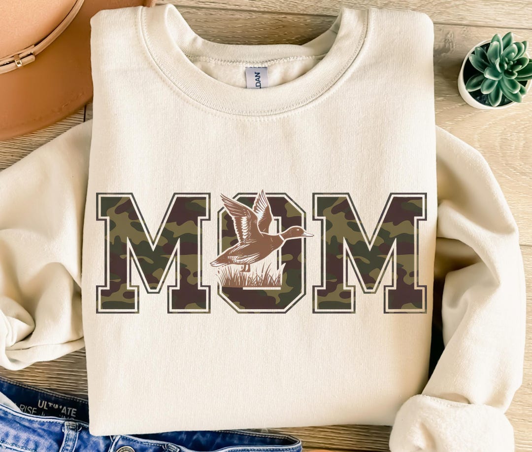Hunting Mom Png, Sublimation Design, Camouflage Mom Png, Duck Png, Camo ...