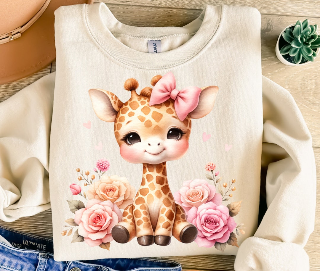 Baby Giraffe Png, Sublimation Design, Kids Sublimation, Baby Girl Png ...