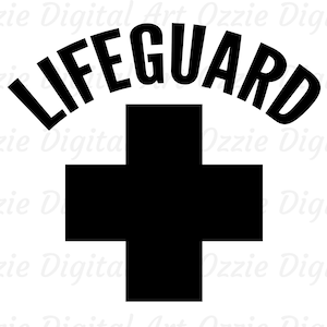 Lifeguard Svg & Png, Medical Clipart, Lifesaver Vector Image, Cross ...