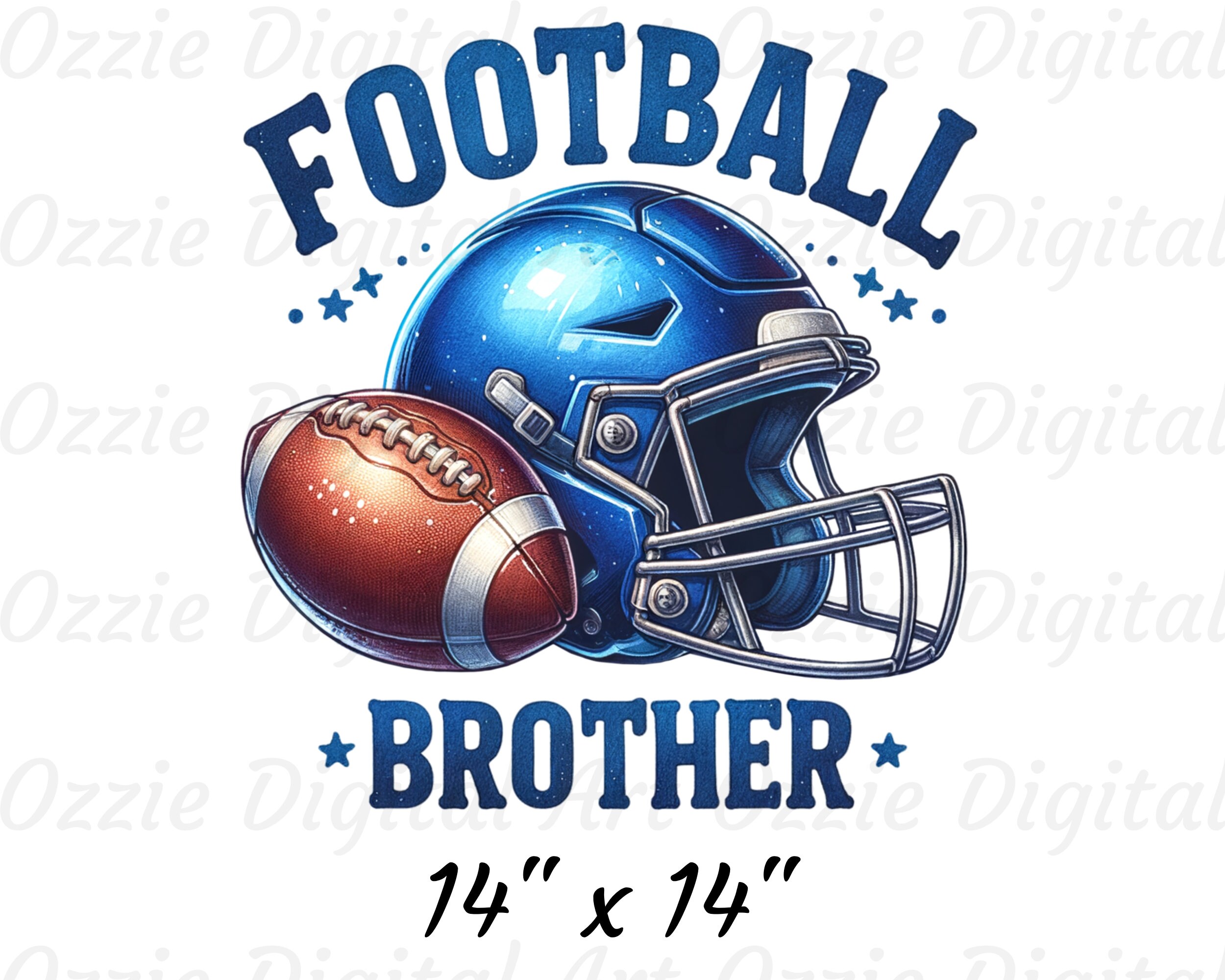 Football Brother Png, Sublimation Design, Football Season Png, Game Day ...