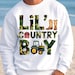 Lil' Country Boy Png, Sublimation Design, Farm Boy Png, Tractor Png ...
