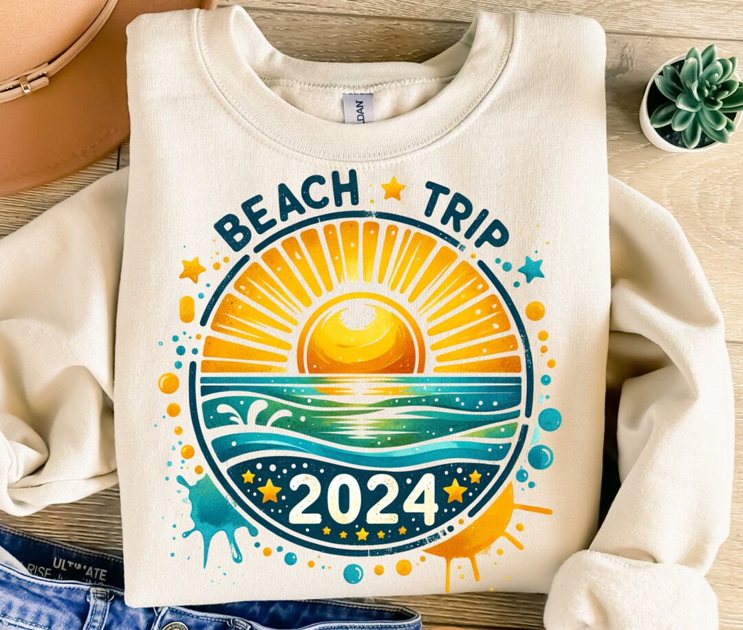 Beach Trip 2024 Png, Sublimation Design, Summer Png, Ocean Png ...