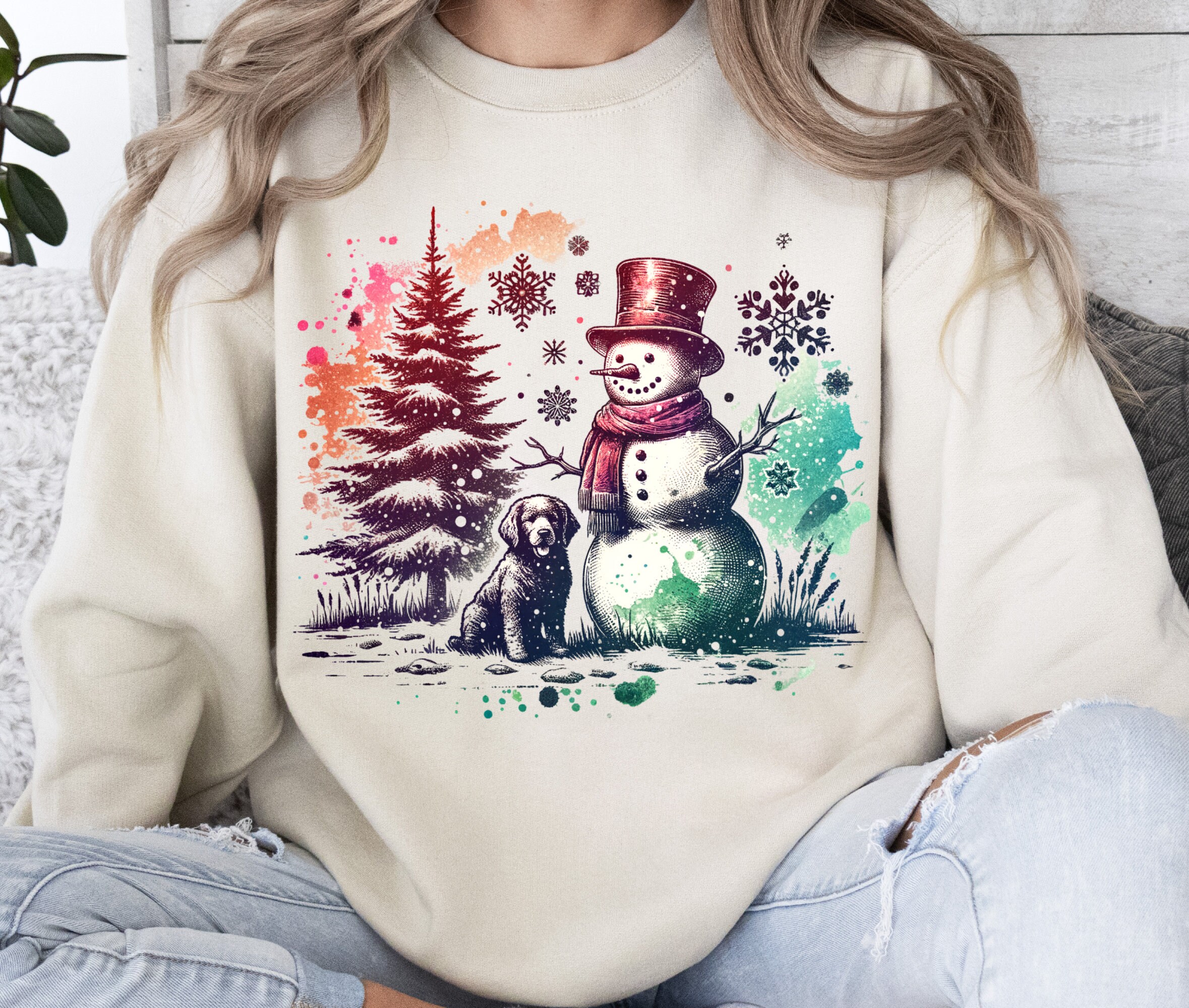 Vintage Snowman Png, Sublimation Design, Christmas Png, Winter ...