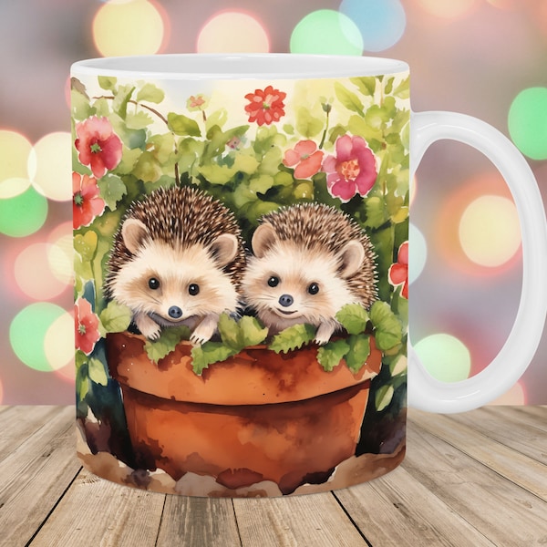 Hedgehog Mug - Etsy