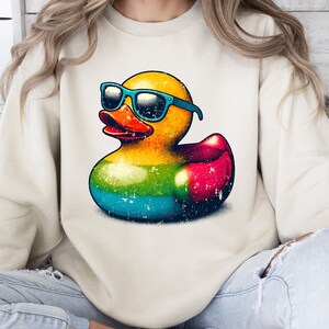 Rubber Duck With Sunglasses Shirt PNG for Sublimation - Etsy