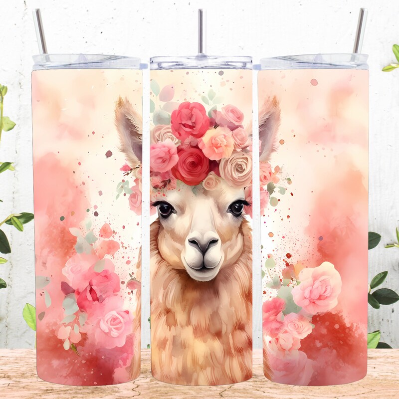 Llama Watercolor - Etsy