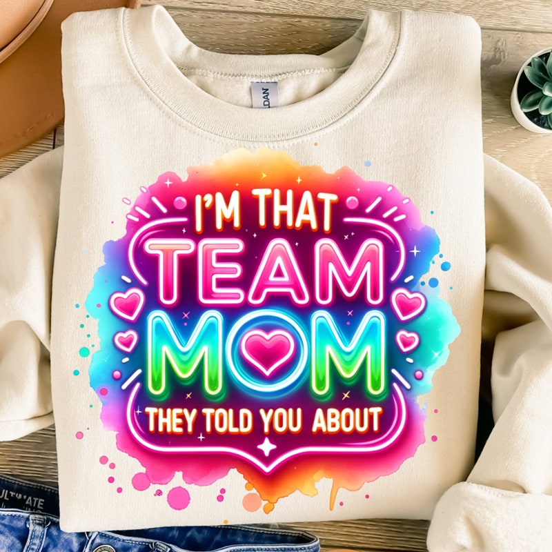 Team Mom Shirts - Etsy