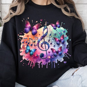 Musical Notes Svg, Sublimation Design, T-shirt Svg, Sweatshirt Design ...
