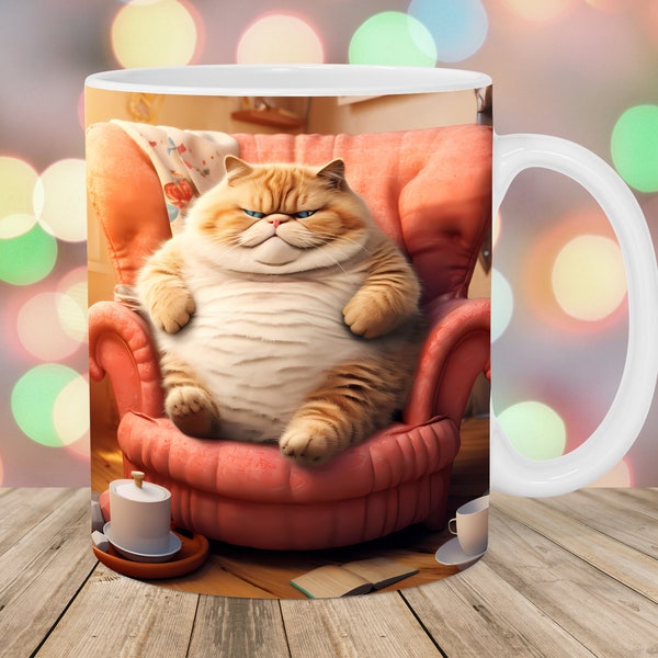 Cat Mug - Etsy
