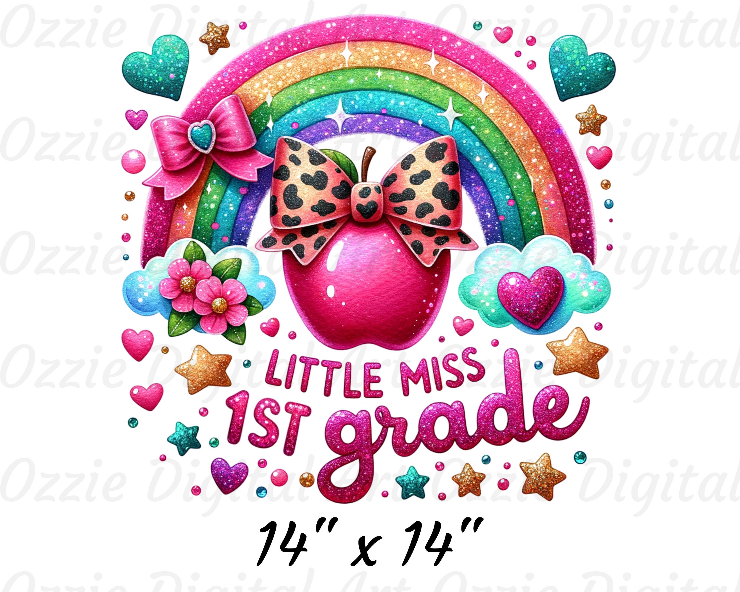 Little Miss First Grade Png, Sublimation Design, Back to School Png ...