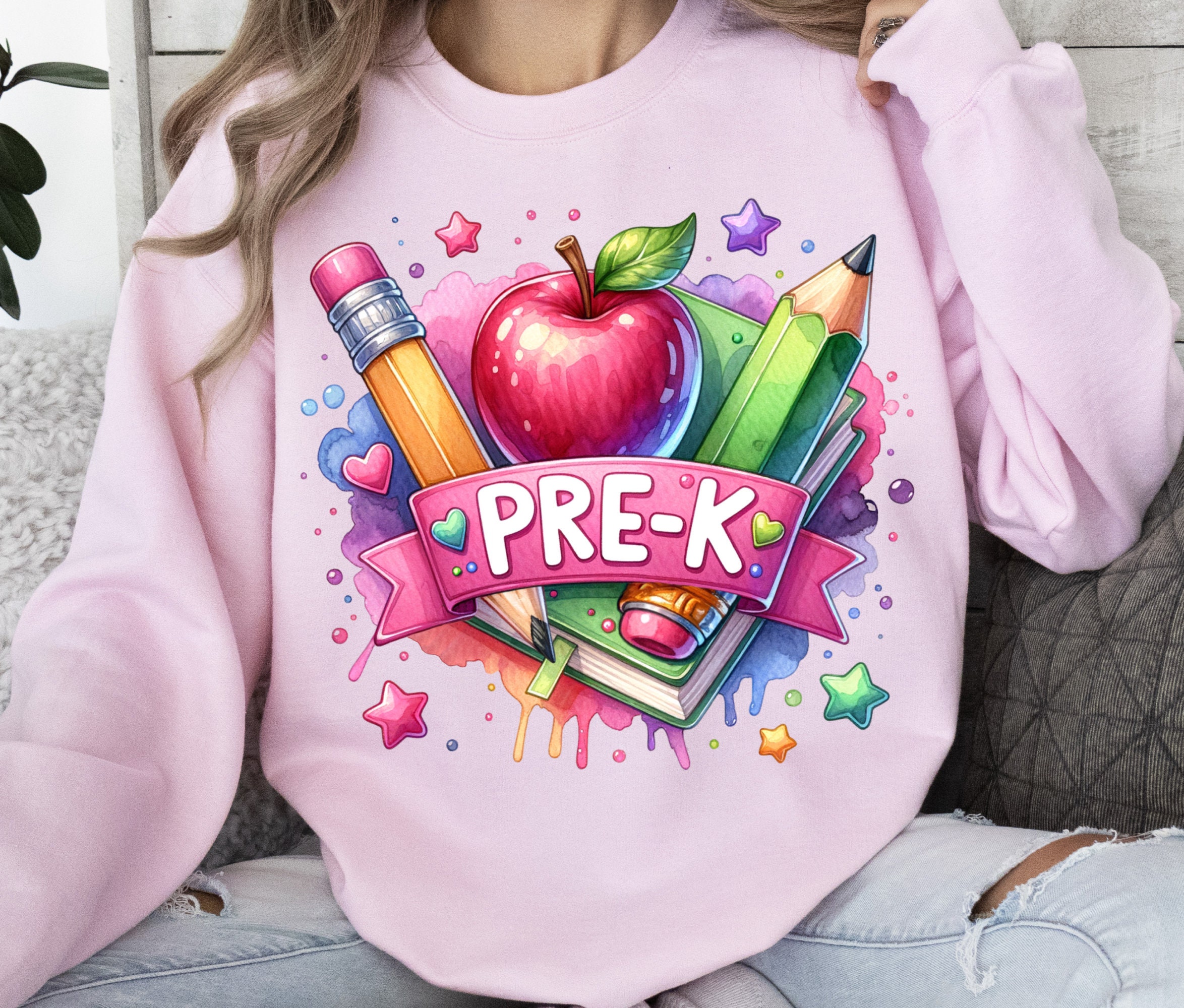 Pre-k Png, Sublimation Design, Kids Png, Pre-kindergarten Png, Colorful ...