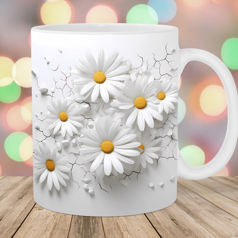 Daisy Coffee Mug - Etsy