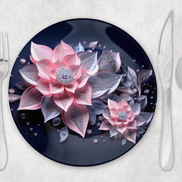 Water Lily Plate - Etsy