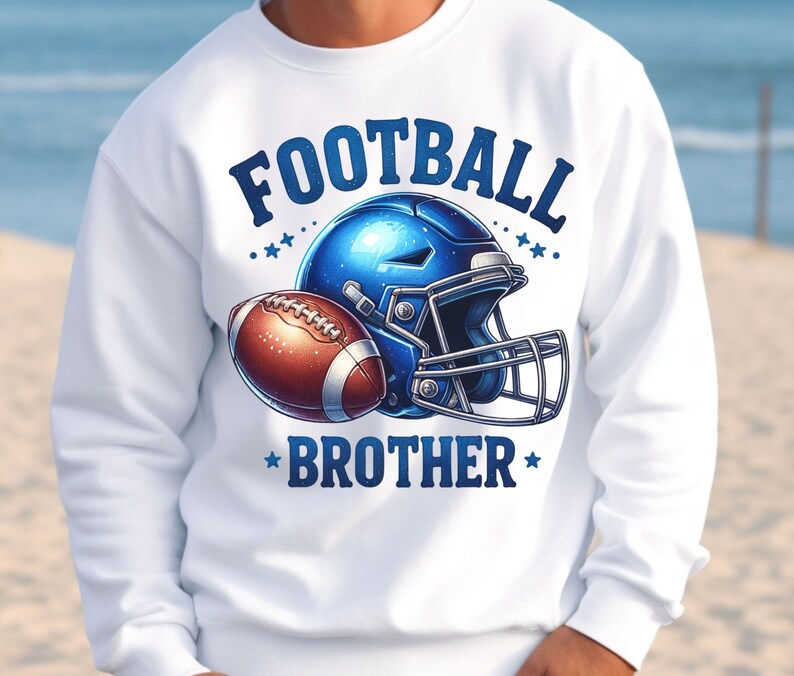 Football Brother Png, Sublimation Design, Football Season Png, Game Day ...