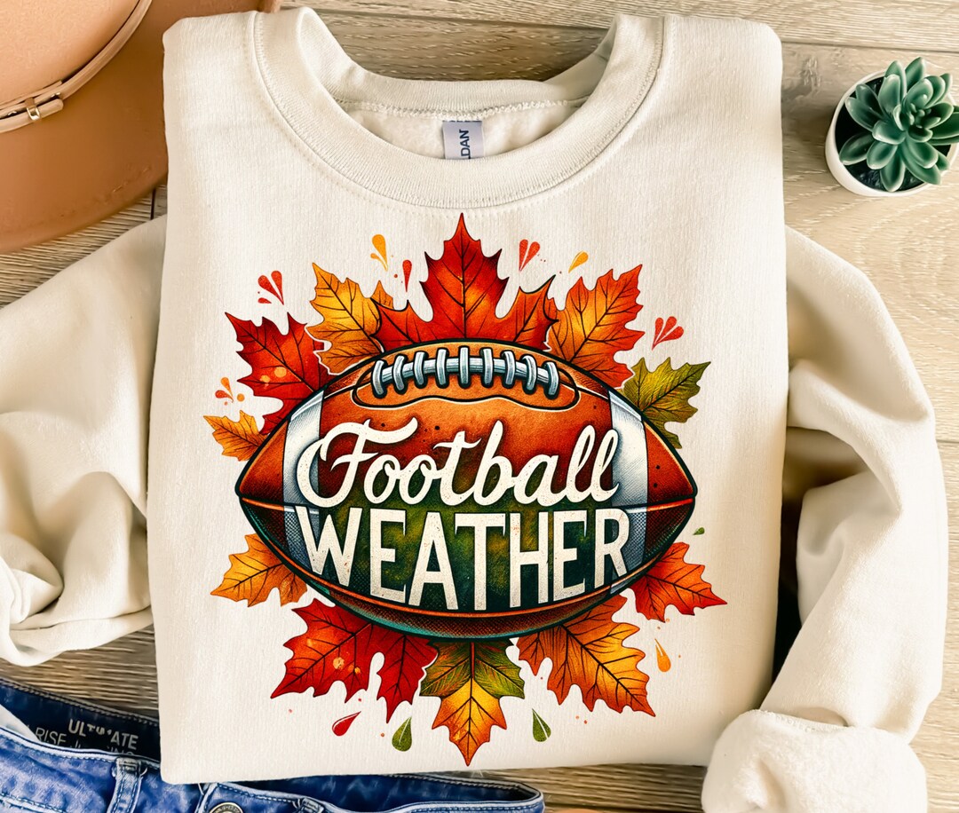 Football Weather Png, Sublimation Design, Autumn Png, Football Season ...
