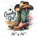 Country Girl Png, Sublimation Design, Cowgirl Hat Png, Cowgirl Boots ...
