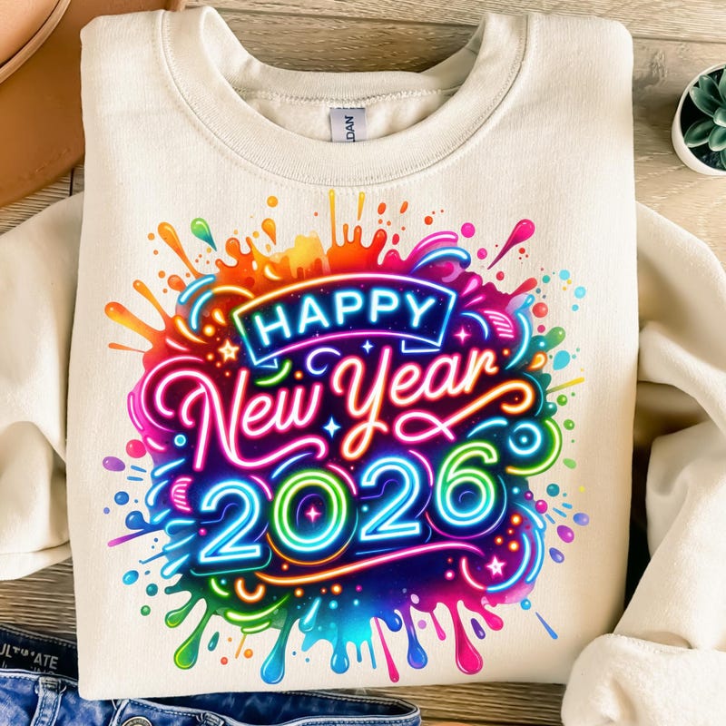 Neon 2026 Png - Etsy UK