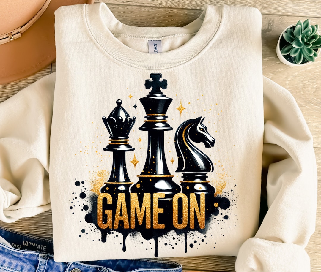 Game on Png, Sublimation Design, Chess Png, Western Png, Trendy Png, T ...