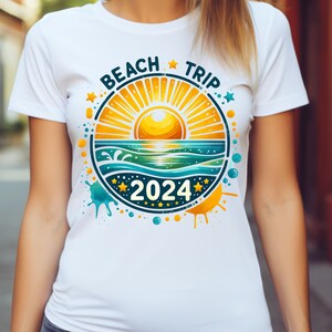 Beach Trip 2024 Png, Sublimation Design, Summer Png, Ocean Png ...