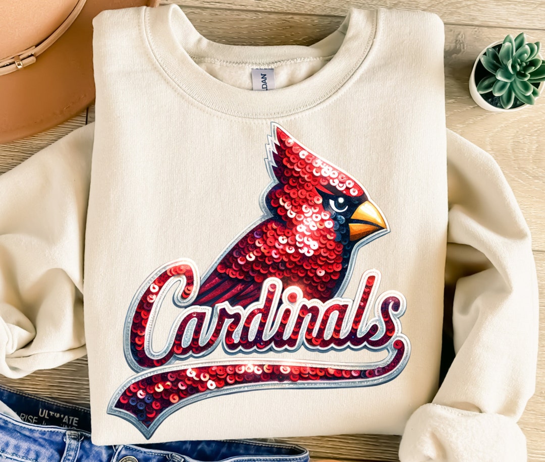Cardinals Png, Sublimation Design, Mascot Png, Sport Png, Glitter ...
