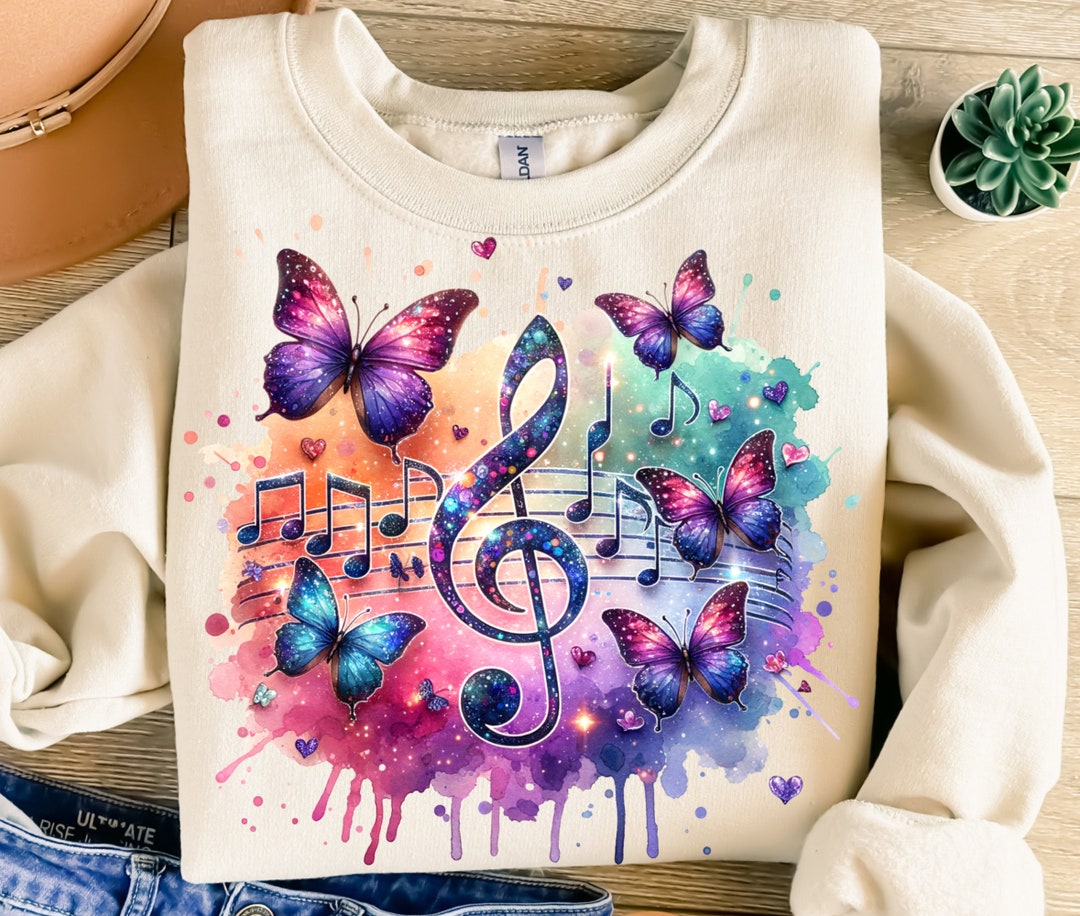 Musical Notes Svg, Sublimation Design, T-shirt Svg, Sweatshirt Design ...