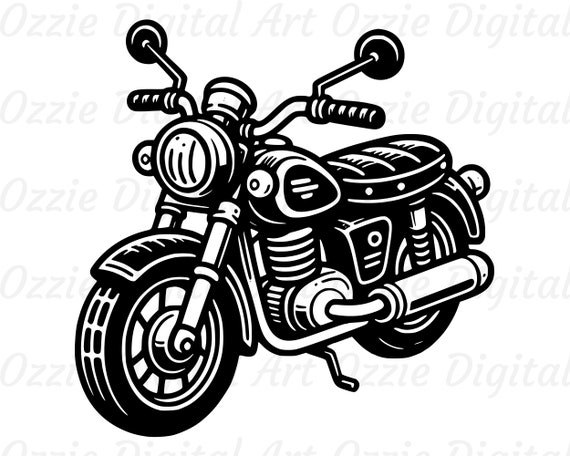 Motorfiets Cruiser Vector