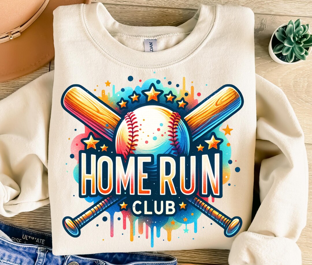 Home Run Club Png, Sublimation Design, Baseball Png, Game Day Png ...