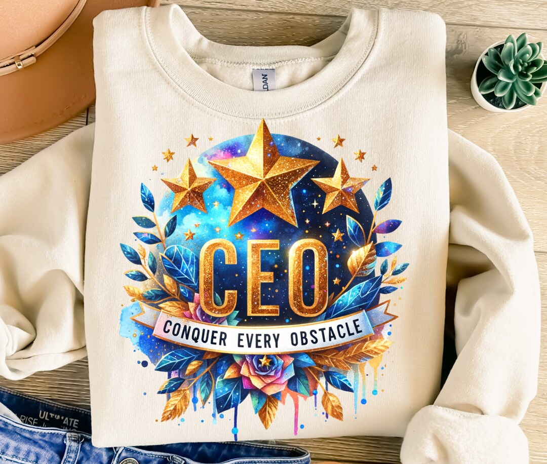 Conquer Every Obstacle Png, Sublimation Design, CEO Clipart, Boss ...