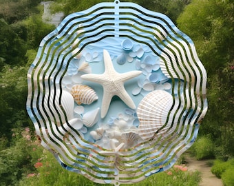 3D Dolphin Wind Spinner Sublimation Design, Hole in A Wall Wind Spinner ...