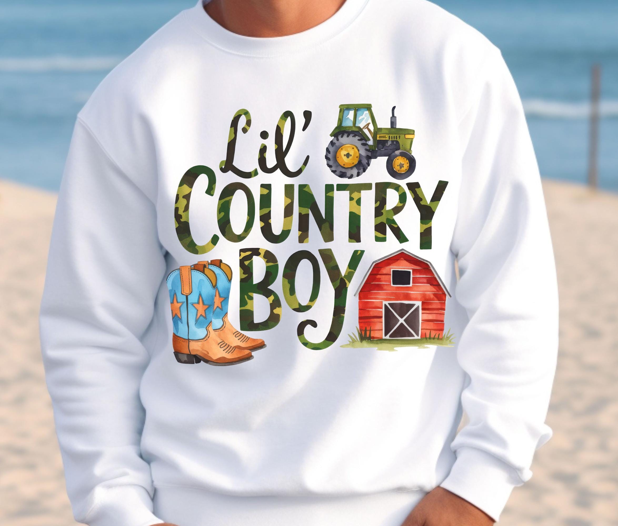 Lil' Country Boy Png, Sublimation Design, Kids Png, Cowboy Png, Farm ...