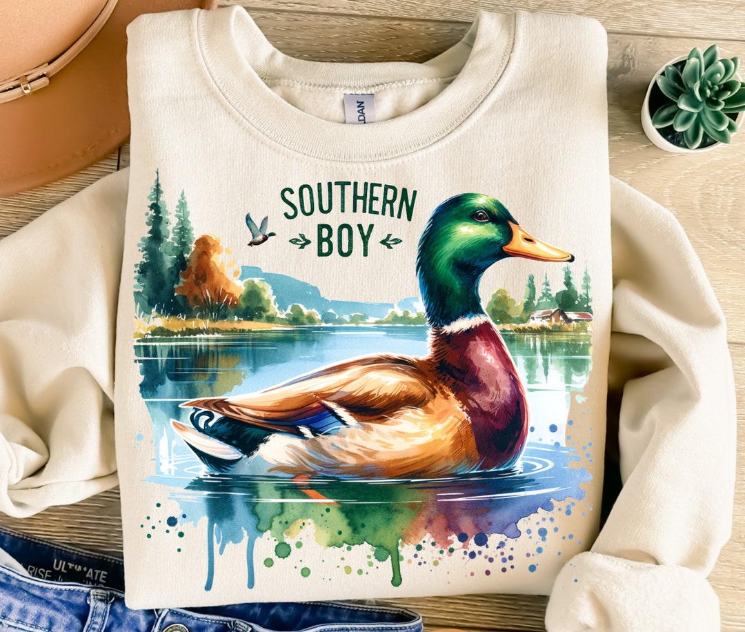 Southern Boy Png, Sublimation Design, Mallard Duck Png, Hunting Png ...