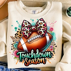 Touchdown Season Png, Sublimation Design, American Football Png ...