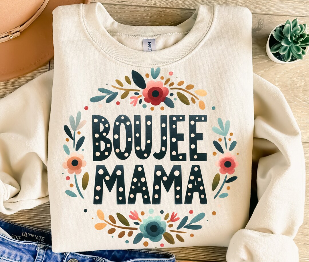 Boujee Mama Png, Sublimation Design, Polka Dot Clipart, Retro Mama ...