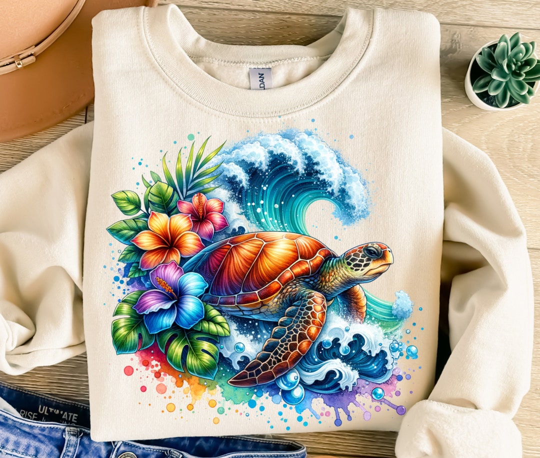 Sea Turtle Png, Sublimation Design, Summer Png, Ocean Sublimation ...