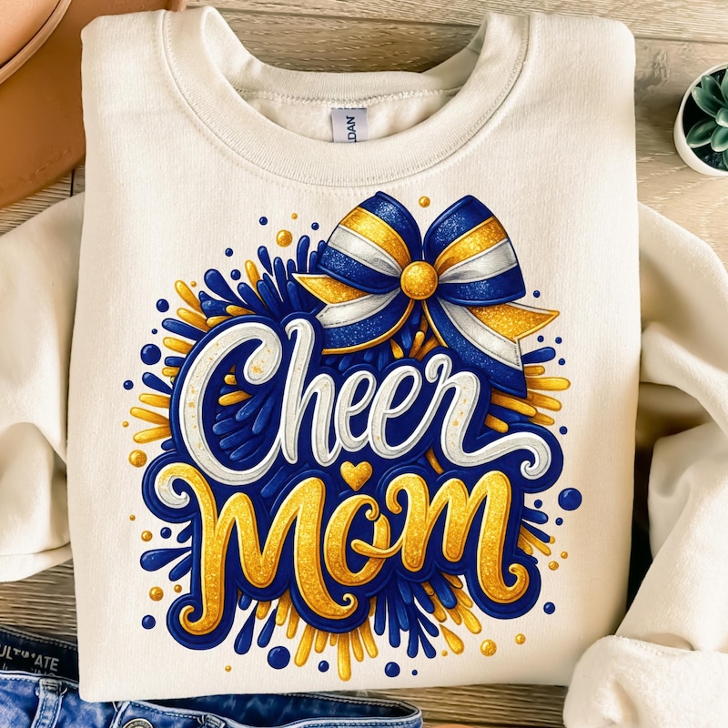 Navy Cheer Dtf - Etsy