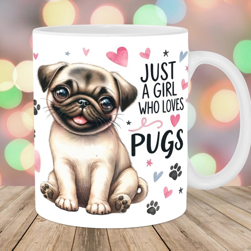 Pug Mugs - Etsy
