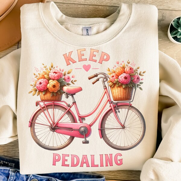 Keep Pedaling - Etsy