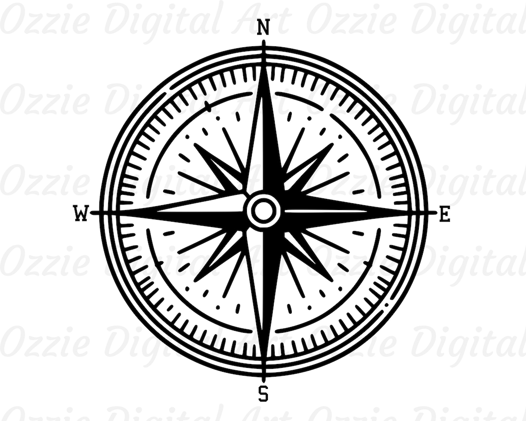 Compass Svg & Png, Compass Clipart, Compass Vector Image, Compass ...