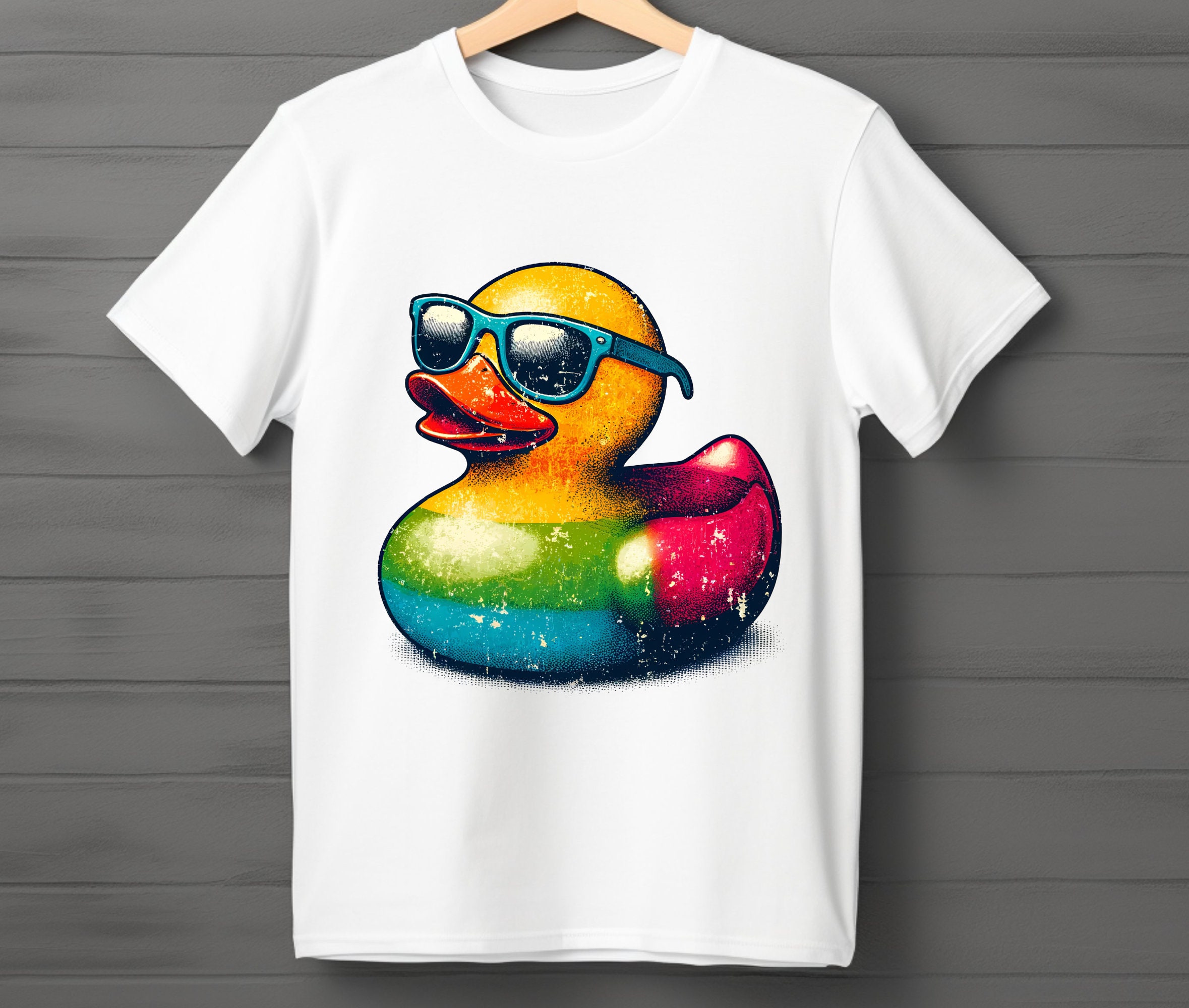 Rubber Duck With Sunglasses Shirt PNG for Sublimation - Etsy