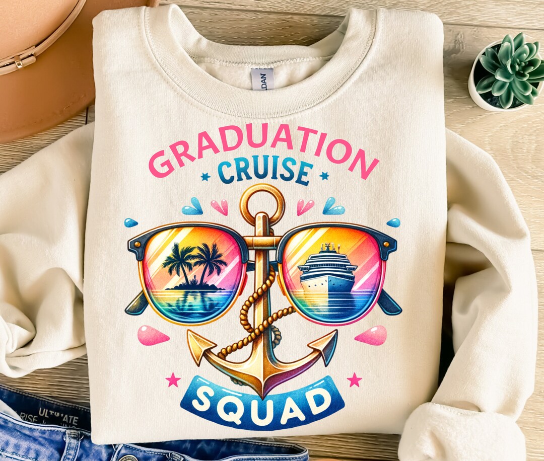 Graduation Cruise Squad Png, Sublimation Design, Summer Vacation Png ...