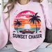 Sunset Chaser Png, Sublimation Design, Summer Clipart, Beach Digital ...