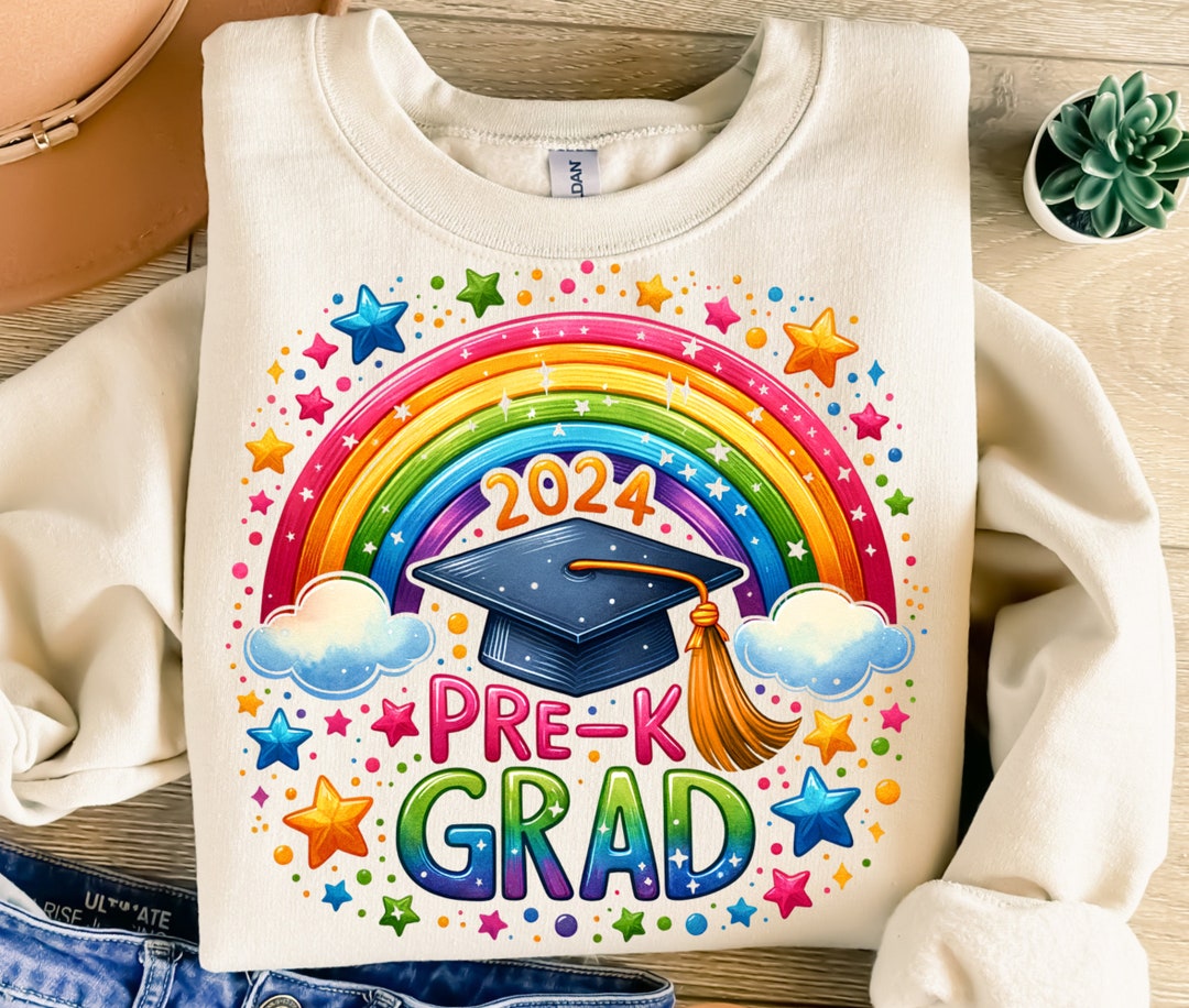 Pre-k Grad 2024 Png, Sublimation Design, Kids Png, Pre-k Graduation Png ...